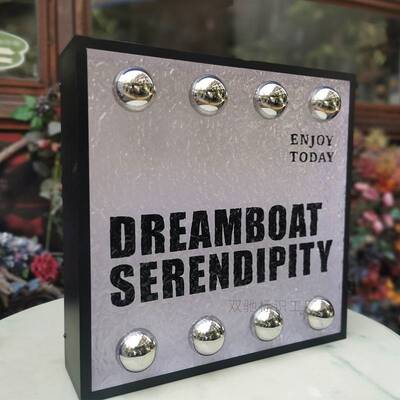 灯箱广告牌店铺用石头纹水晶发光招牌悬挂门头ledLED商用挂墙