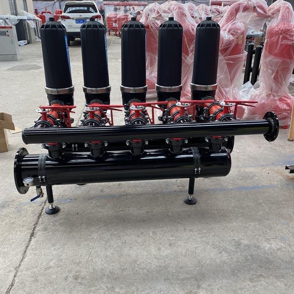 农田灌溉3寸4寸叠片过滤器用过VHB滤工具手冲动反洗叠片节农灌水