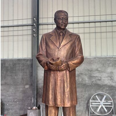 铸铜人物雕像校园文化雕塑金属铸造户外广场装饰点缀落地摆件