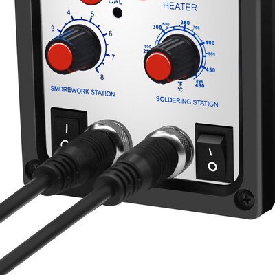 8586焊台 热风枪电烙铁二合一数显拆焊台 调温恒温焊台