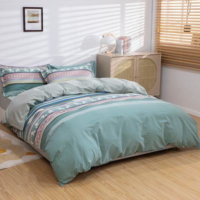 冬季新款磨毛150x220cm纯棉被套170x200cm全棉被Q罩单件180x230cm