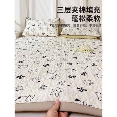 水睡洗双KLD76968层纱床单垫软垫家用床褥垫床单宿学生人榻榻米舍