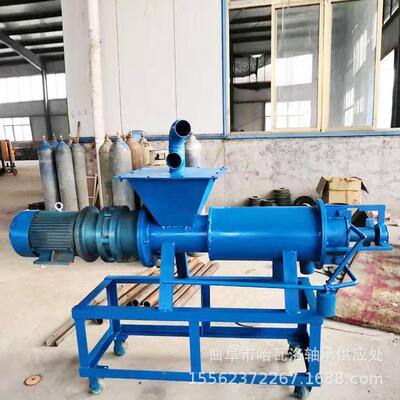 浆FID分离机固液分离机筛畜禽粪便脱厂水机家渣滚筒分离机视频