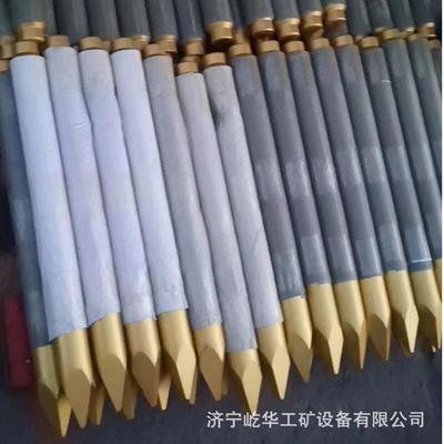 挖掘破碎锤杆矿山型耐磨炮钎炮头加开槽锻打钎强型机ZKC炮锤
