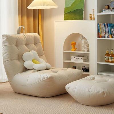 网红懒人沙发虫榻米豆袋毛毛NMS躺椅小台户型卧室客厅阳休榻闲风