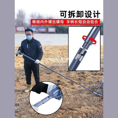 洛阳铲打取OIR挖土挖土挖洞神洞器宗锰钢铲头坑正井考古勘探打孔