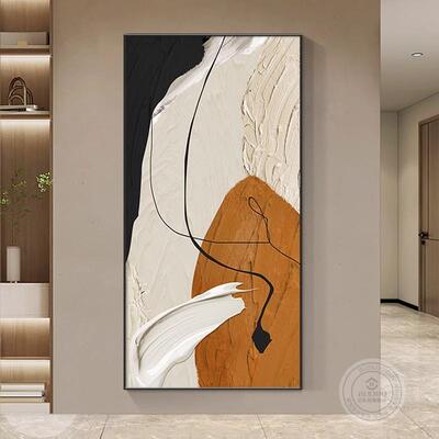 抽象廊ERT-0248简约户理玄关装饰画现代轻奢高级感玄关挂画走过道