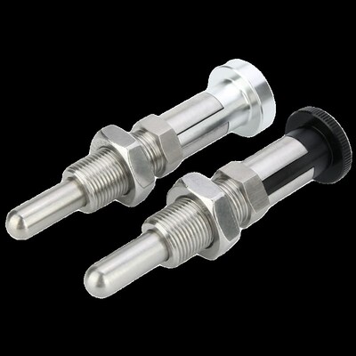 旋钮柱塞M20加长型塑胶销分度销 VCN253 弹簧定位销定位柱止动销