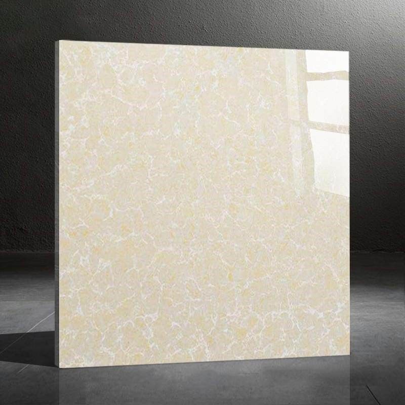 通体大理石瓷砖地砖l黄聚晶抛光砖800x800客厅防滑工程玻化砖60x6