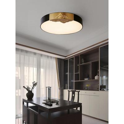 铜新中式室吸顶灯现代简约大气祥云全入2366户廊玄卧关房间阳台灯