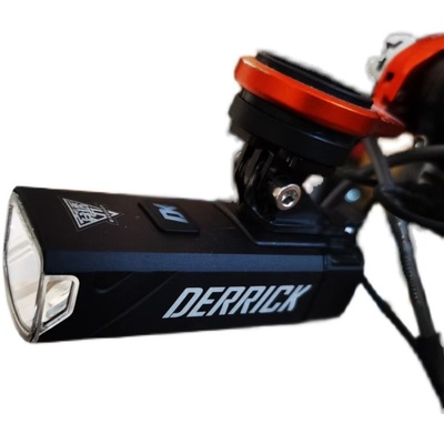 dk山地车公路车前灯骑行灯1500流明车灯单车夜骑下挂充电自行车