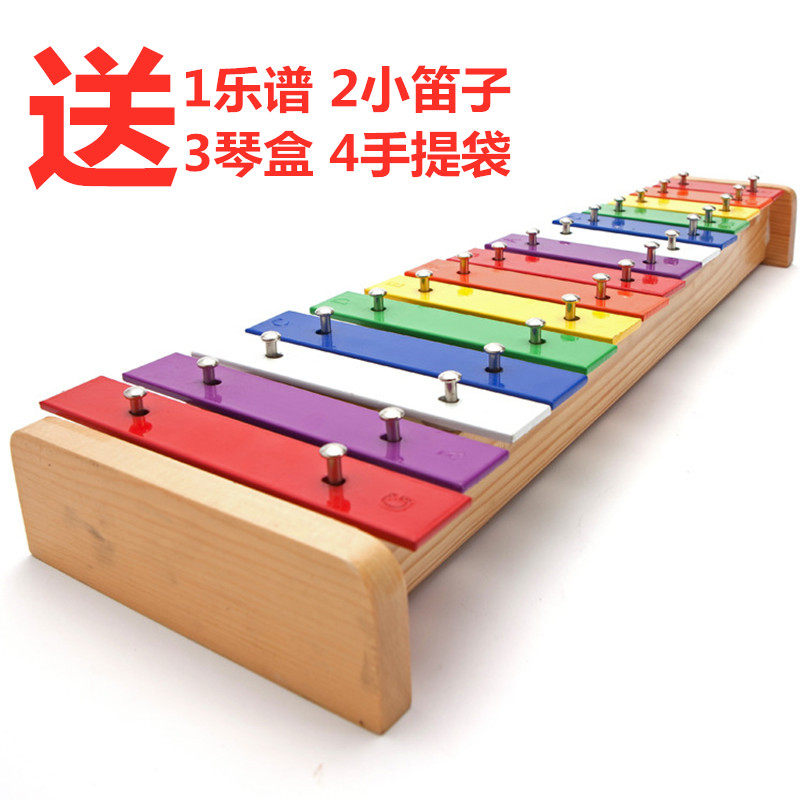 天义铝板a琴15音30音木琴小钟琴洋琴成人儿童手敲琴专业打击乐器