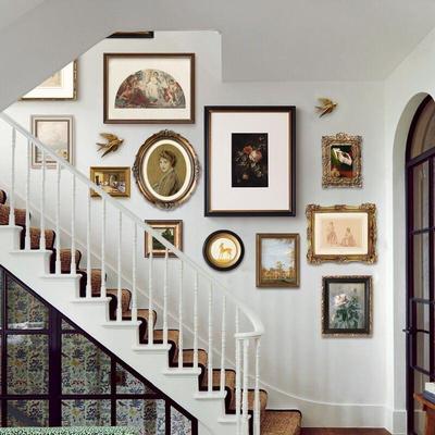 法挂式轻奢客厅沙发B279背景墙组合画美式餐众艺小术厅卧室复古装