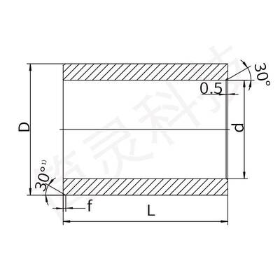 简灵含油尼龙衬套废料处理设备配件塑料大轴套101SM-6873-60