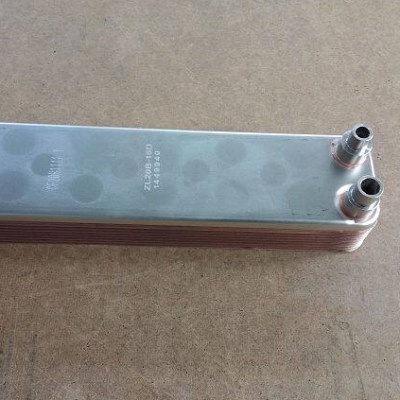 钎焊板式换热器ZL22-28H氟水板换 蒸发器  冷凝器煤改电经济器