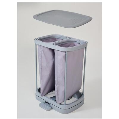 浴室提布艺带盖AL70496/衣卫生间脏衣服篮家用手脏衣篓玩具脏杂物