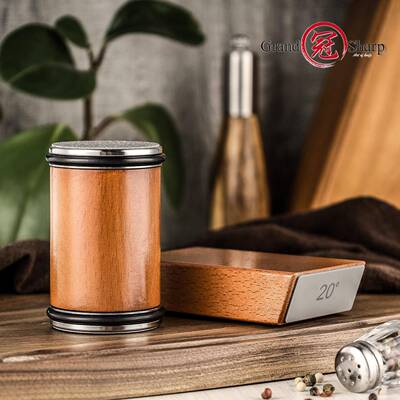 圆形双面磨刀RS-169磨器定新型圆角周滚动式金钢砂刀神器实木式磨