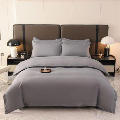 店草床上用品四酒件套纯白色布单AL201208床被套三件套宾馆民宿床