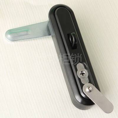 dinbong MS8012Z-1-1 黑色平面锁 工业配电器箱 开关机柜控制箱锁