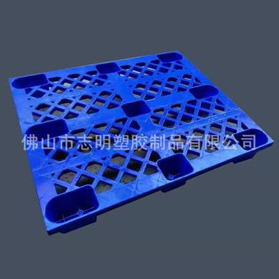 深圳塑间料托盘车格仓库潮板叉车卡防板九HCP脚网地台板