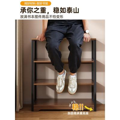 书展CAZ落地置物架墙靠简易架书本收纳架多层桌面旁小架子办公室