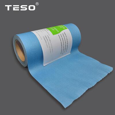 蓝色压花大卷擦拭布81003大卷吸油布擦拭布 工业无纺布