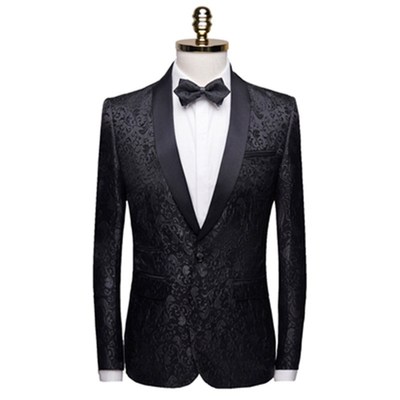 演出服男帅气歌手主持人服装舞台大合唱男士宴会礼服结婚新郎西服