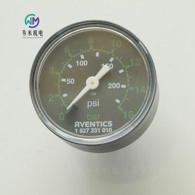 德国安沃驰AVENTICS压力表1827231010