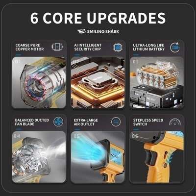 Powerful wind lighting and dust removal vehicle equipment