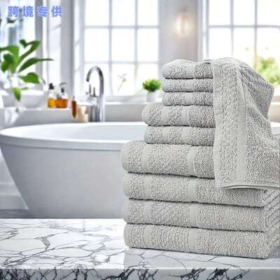 Absorbent Cotton Towels 10pcs Absorbent Soft Cotton Bath跨境