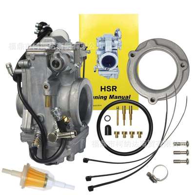 适用TM45-2K Smoothbore HSR45 EVOTwin Cam Electra Glide化油器