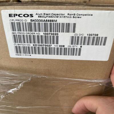 450V6800UF B43330A5688M B43330A5688M000 电容 450V 6800UF