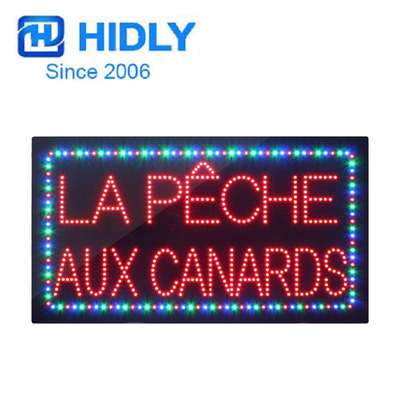 出口法国LED招牌24小时营业招牌LED La pêche aux canards sign
