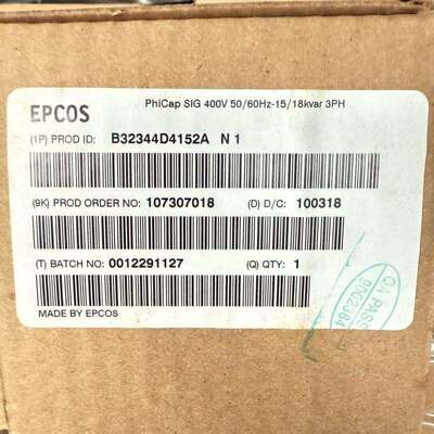 B32344D4152A000 400VAC 3X99.5UF EPCOS 薄膜电容 三相 爱普科