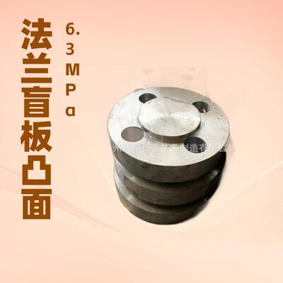 厂家供应304不锈钢法兰盲板PN63(64)BL凹凸面高压法兰盖S30408