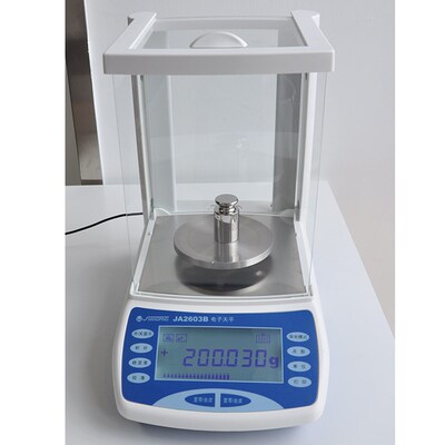 上海精科天平电子精密天平JA2603BJA5003B千分之一分析电子秤 称