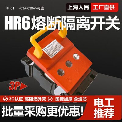 式A63006310隔离开关人三40 上海民相 AA10250A063A 相三 熔断HR