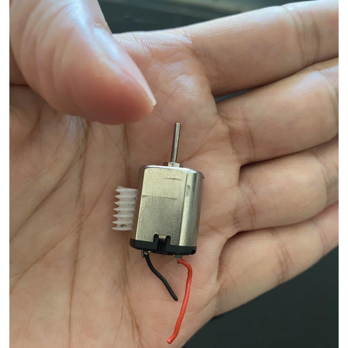 拆机 精密仪器 电器DC12V 微型电机 030PA 贵金属刷 带个白色轮