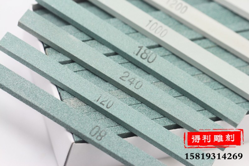 热卖绿碳化硅油石条砂条磨石 精磨15012 6MM 玉石翡翠1000目