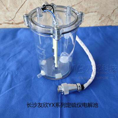 长沙友欣电解池测硫仪YD-DL8300定硫仪电解池短线电解池300ml