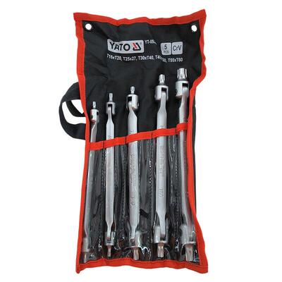 易尔拓（YATO）双活头花型扳手组套 5件套 XM YT-05320