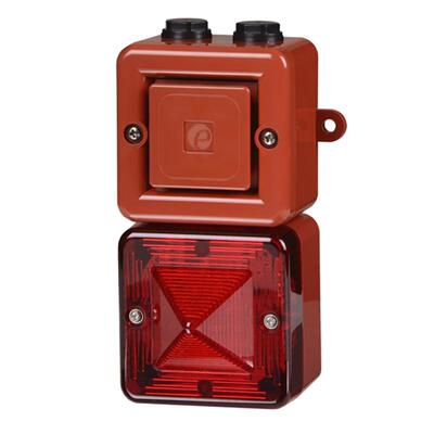 e2s 声光报警器 电子报警器SONFL1XDC024MA0A1R/R 24V直流，红色