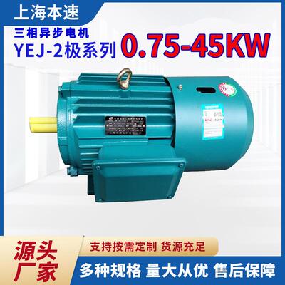 2极YEJ系列电磁制动电机 可调速15KW电机 三相异步失电刹车电机