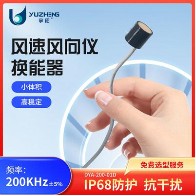 超声波换能器DYA-200-01D风速风向传感器探头流速监控宇征厂家