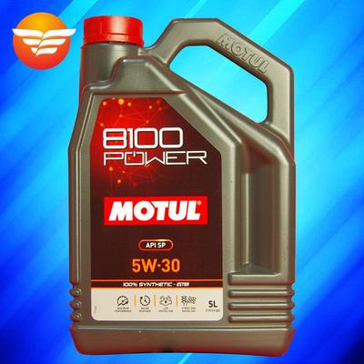 摩特MOTUL 8100 POWER 5W-30 5升 SP认证 法国进口酯类全合成机油
