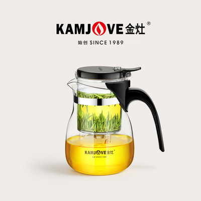 金灶耐热玻璃飘逸杯泡茶壶套装