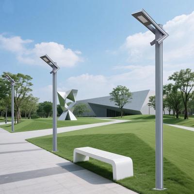 铝型材庭院灯3米花园别墅景观灯小区户外现代防水太阳能庭院灯