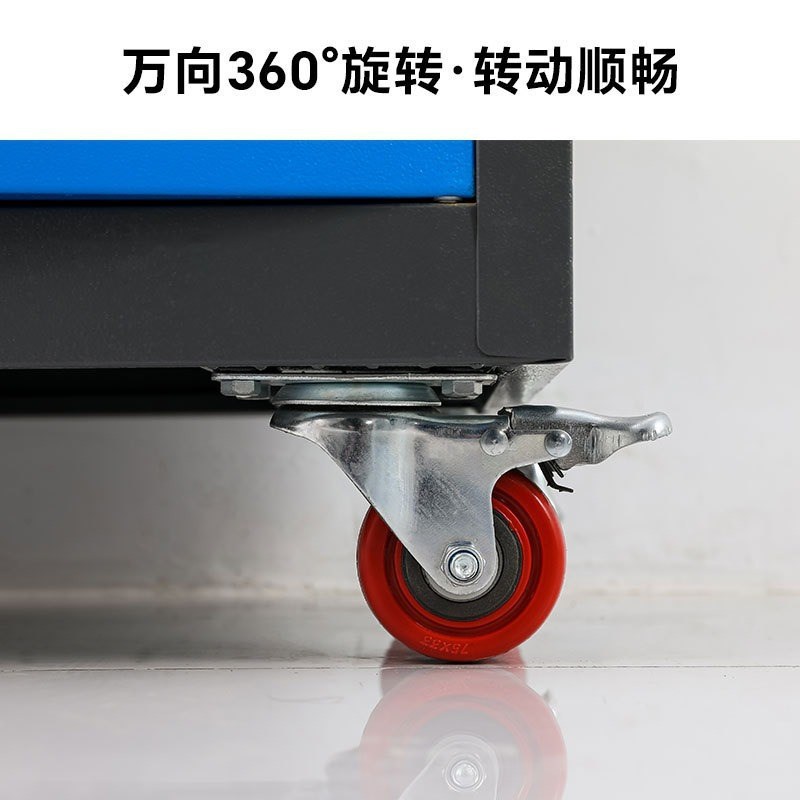 汽修工具车五金维修移动抽屉手推车工厂车间多功能储物铁皮工具柜