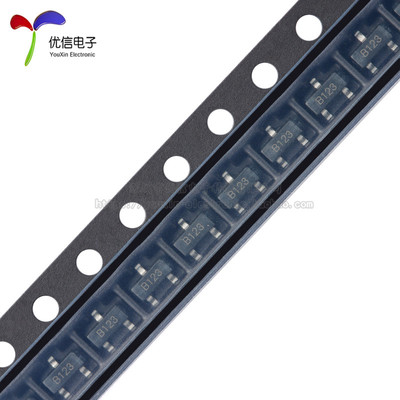 原装正品 BSS123 B123 SOT-23 N沟道 100V 170mA MOSFET场效电晶