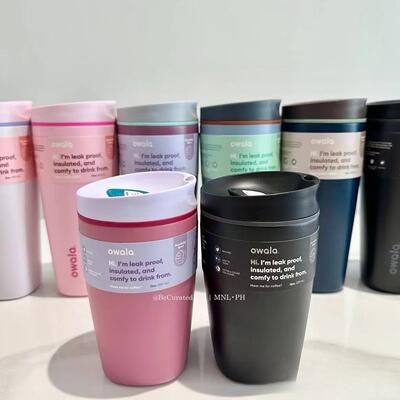 跨境新款二代owala咖啡杯双层304不锈钢保温杯小巧便携随行杯加厚
